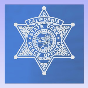 California State Park Peace Officer Badge Acrylic Lighted Plaque ...
