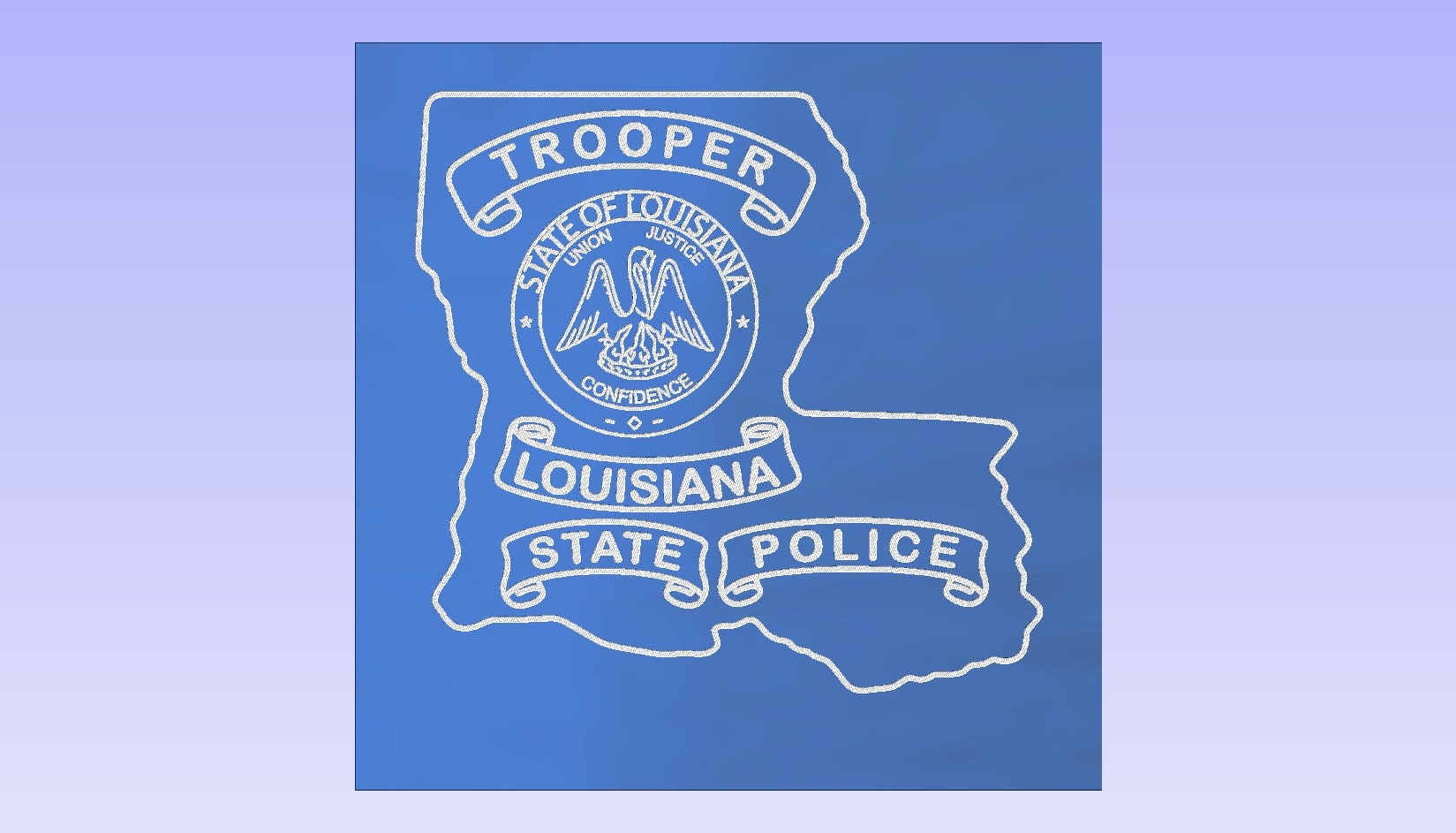 Louisiana State Police Badge Acrylic Lighted Plaque. Police Badge ...
