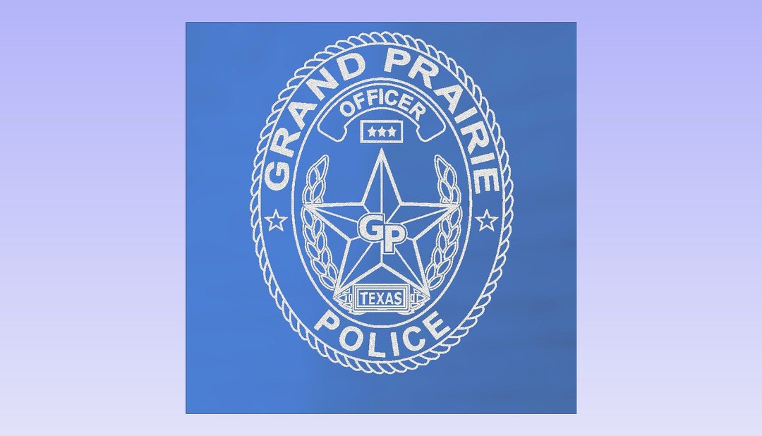 Grand Prairie Texas Badge Acrylic Lighted Plaque. Police Badge, Grand ...