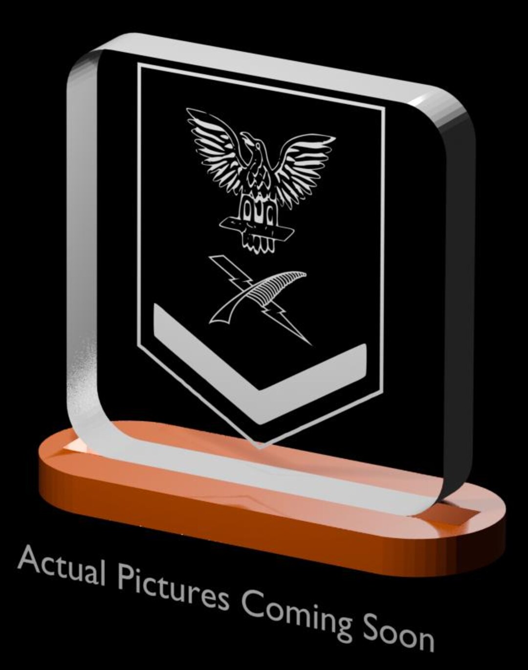 US Navy CTR3 Cryptologic Technician 3rd Class Acrylic Lighted Plaque ...
