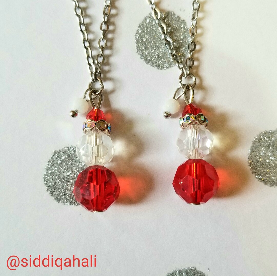 Santa Necklaces - Etsy