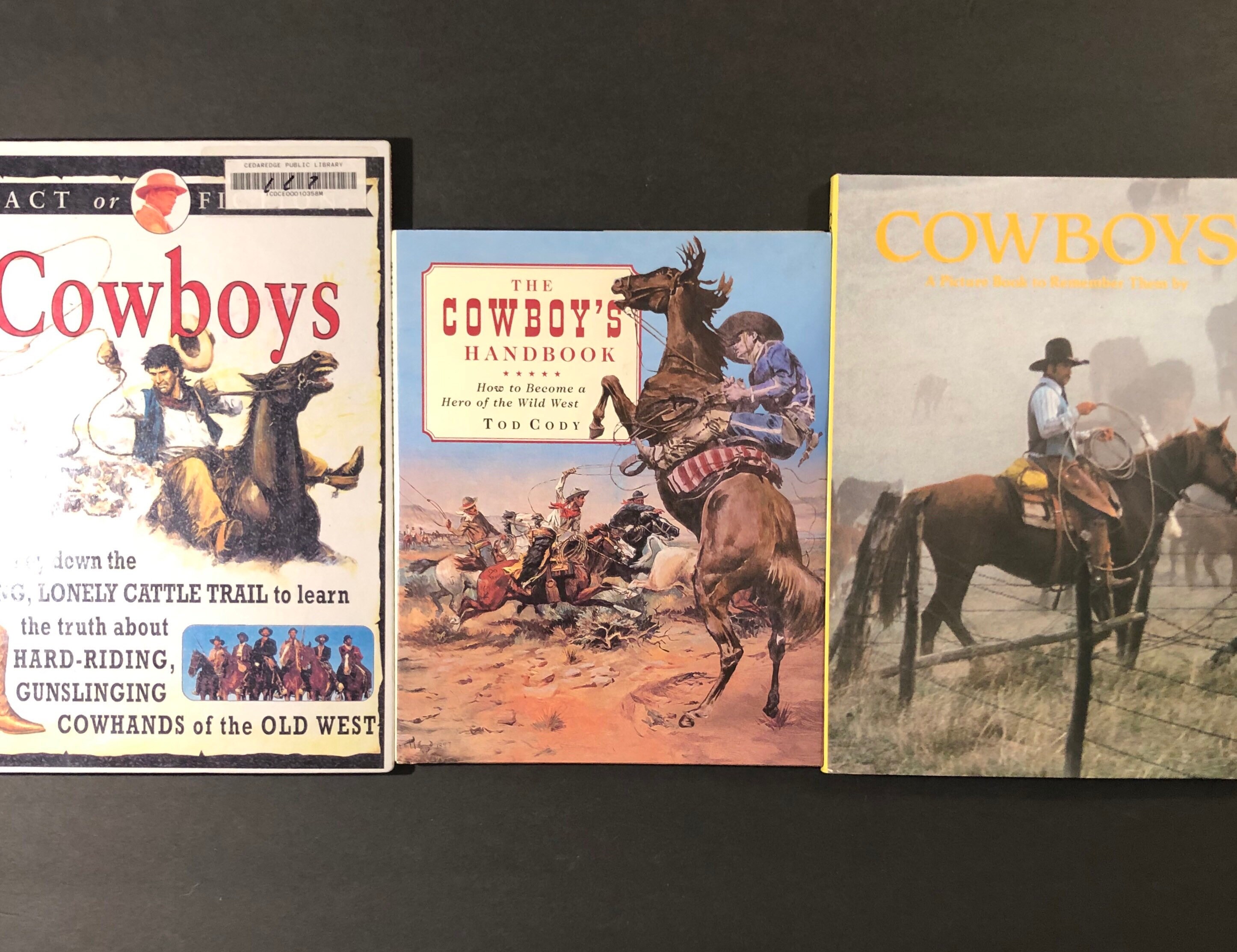 Cowboy Book Lot of 3 The Cowboys Handbook Fact Or Fiction | Etsy