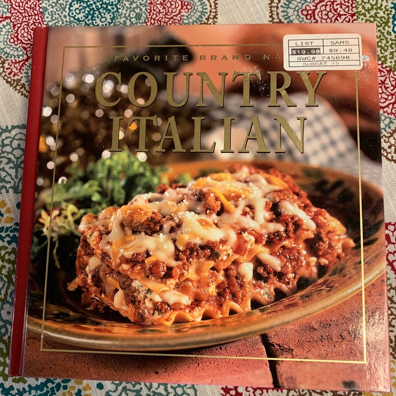 Italian Cookbooks - Etsy
