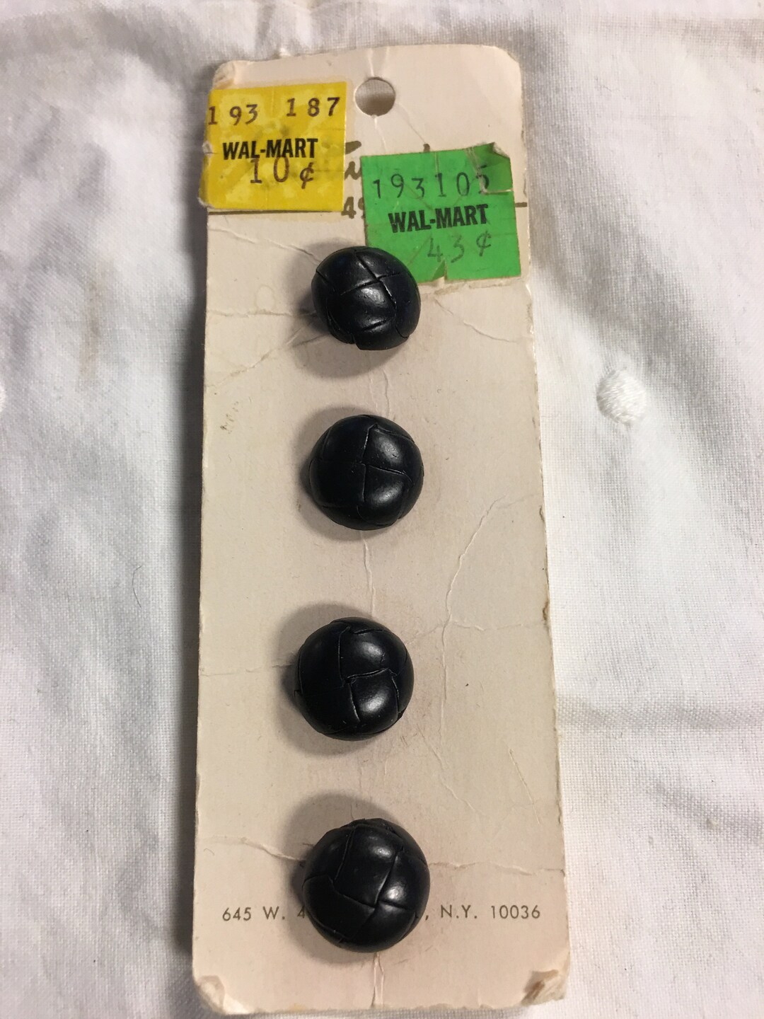 Black Vintage Leather Look Buttons - Etsy