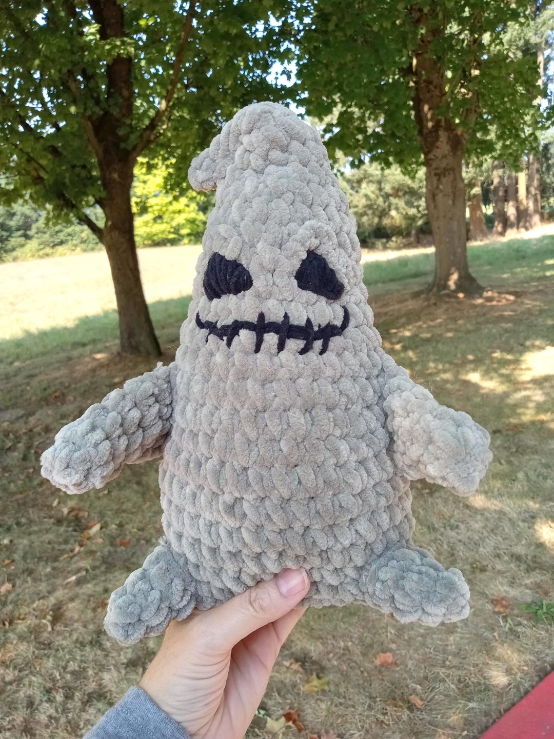 Oogie Boogeyman Halloween Plushy Crocheted Halloweentown Plush Pillow ...