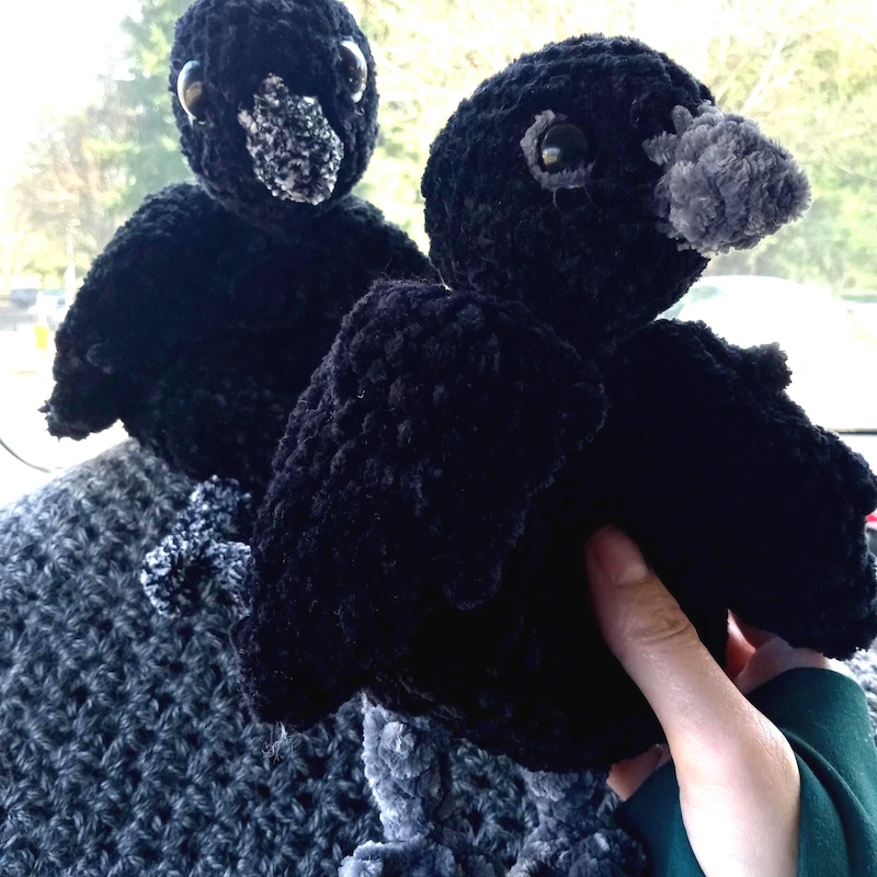 Stuffed Crow - Etsy