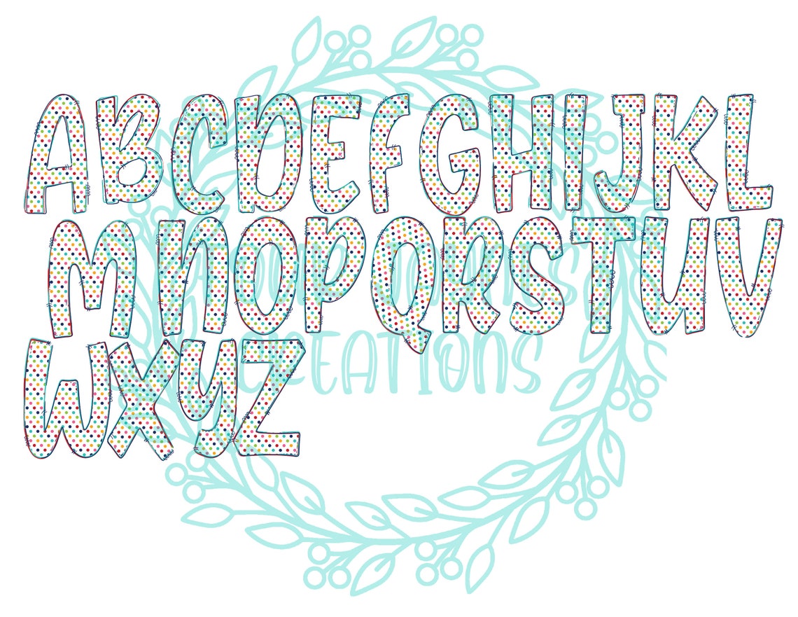 School Days Doodle Alphabet Font Bundle - Etsy