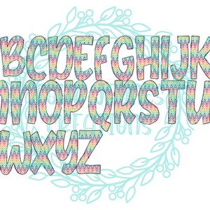 School Days Doodle Alphabet Font Bundle - Etsy