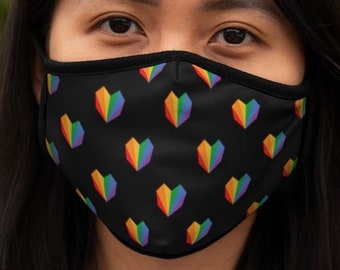 Gay Pride Mask LGBT LGBTQ Pride Flag Mask Gay Pride Month | Etsy