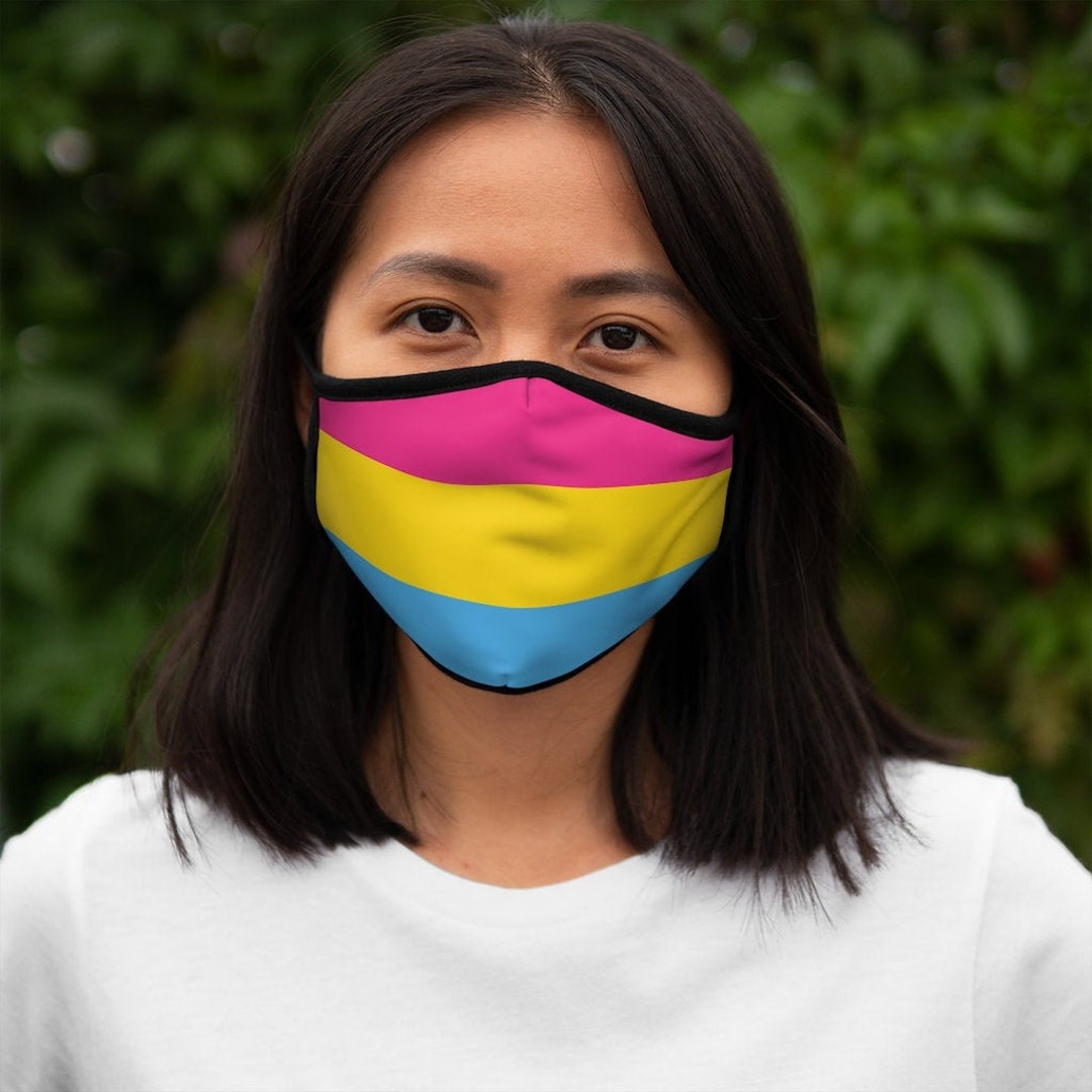 Pansexual Mask Pan Pride Flag Mask Pansexual Pride Month Mask Pans ...