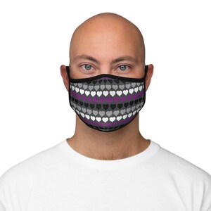 Asexual Mask Ace Pride Flag Mask Asexual Pride Month Mask Ace Washable ...