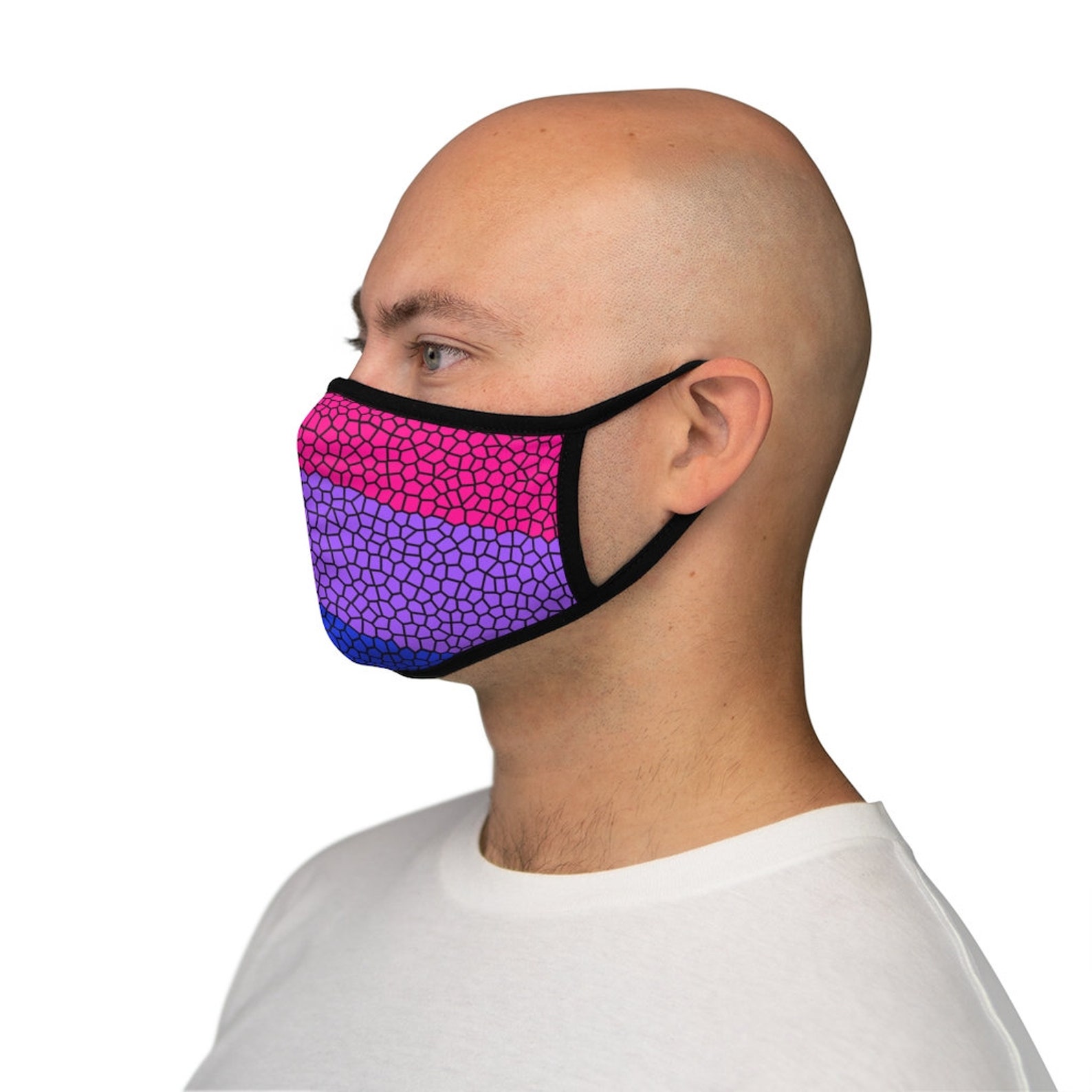 Bisexual Mask Bi Pride Flag Mask Bisexual Pride Month Mask | Etsy