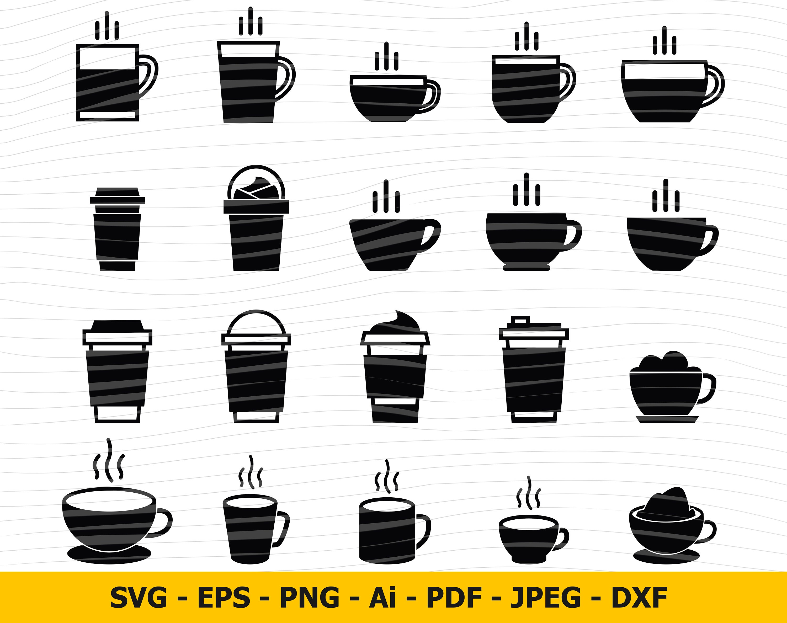 Coffee SVG - Cutting Files for Cricut and Silhouette Cameo - Coffee Png ...