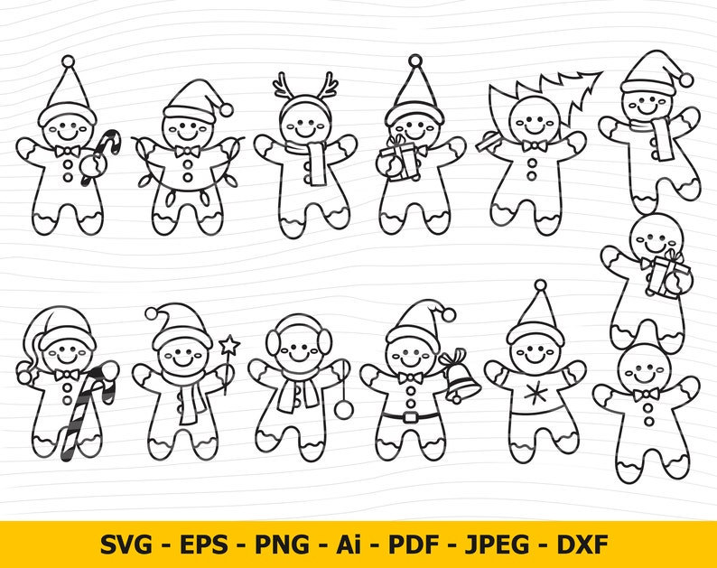Сhristmas Gingerbread Man SVG, Funny Xmas Cookie Svg, Christmas Svg ...
