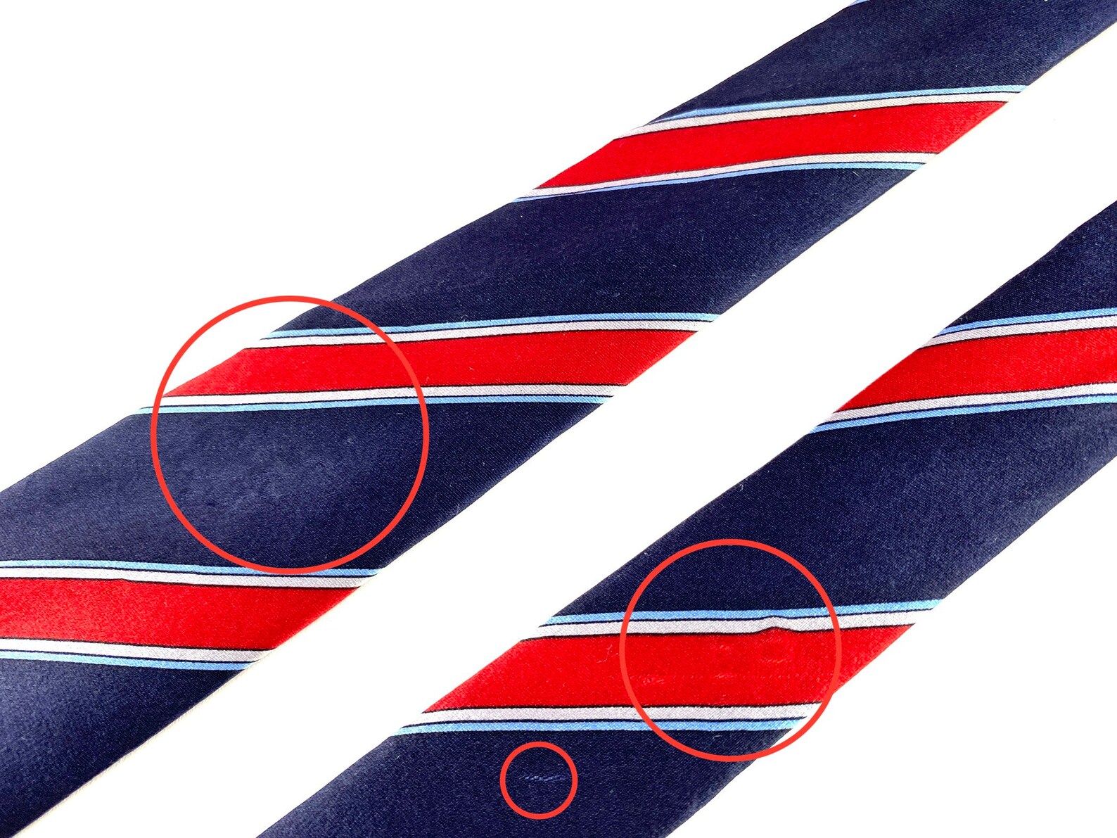 90s Christian Dior Monsieur Silk Tie Vintage Blue and Red Striped Necktie Retro Cravate - Etsy