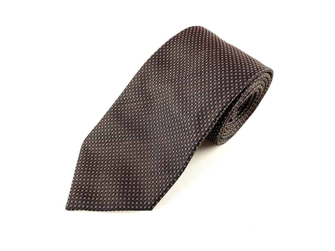 Hugo Boss Silk Tie Vintage Men's Gray/brown Necktie Retro Cravate - Etsy