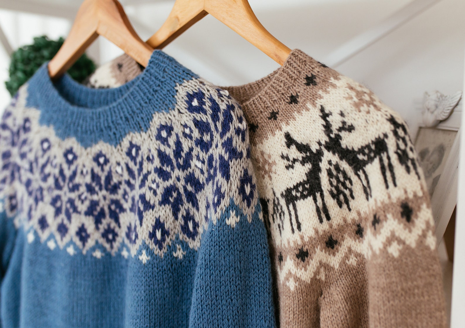 Icelandic Wool Sweater Lopapeysa Handmade. - Etsy