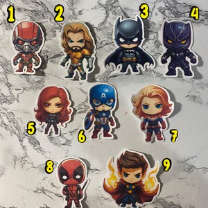 Super Hero Stickers - Etsy