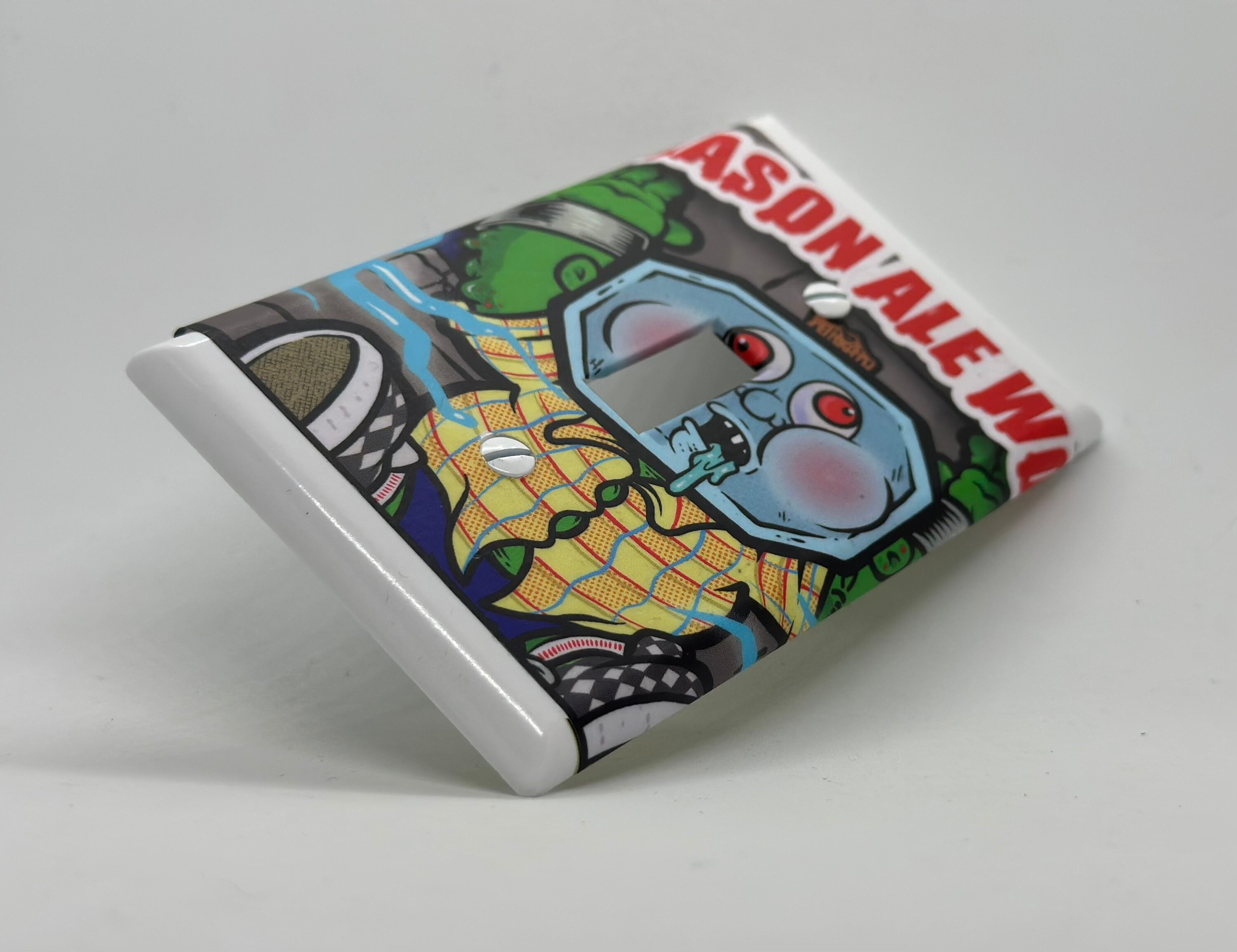 Mason Ale Works Garbage Pail Kids Zombie Single Light Switch ...
