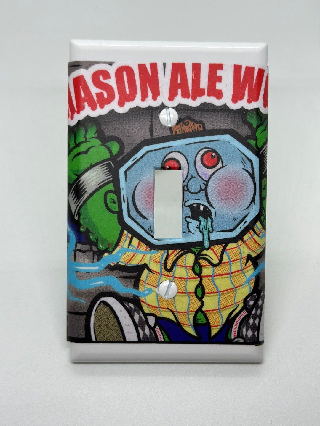 Mason Ale Works Garbage Pail Kids Zombie Single Light Switch ...