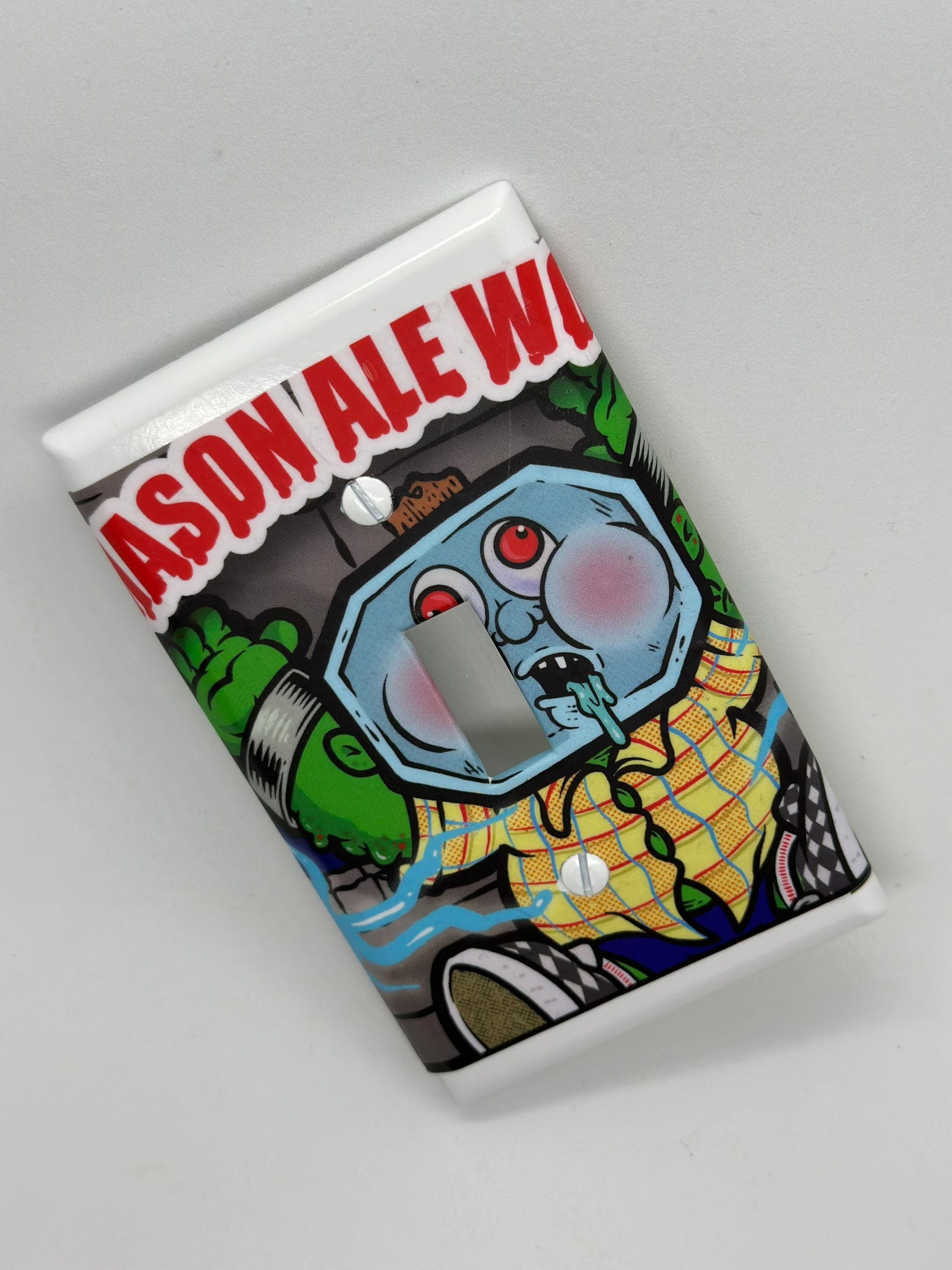 Mason Ale Works Garbage Pail Kids Zombie Single Light Switch ...