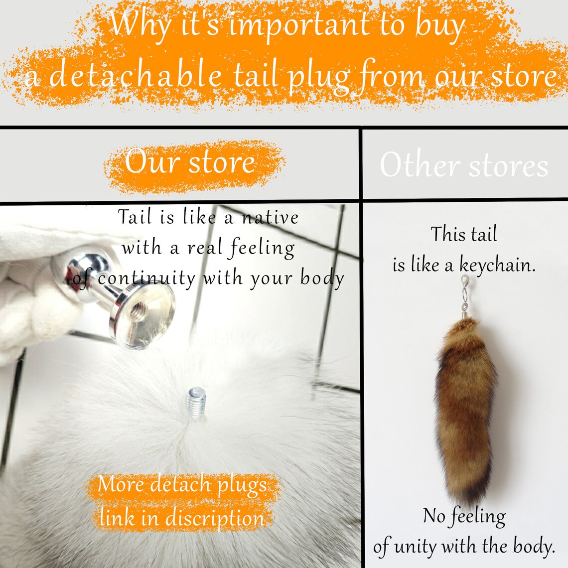 Black Friday Sale Tail Plug and Earsddlgtail Plugtail - Etsy