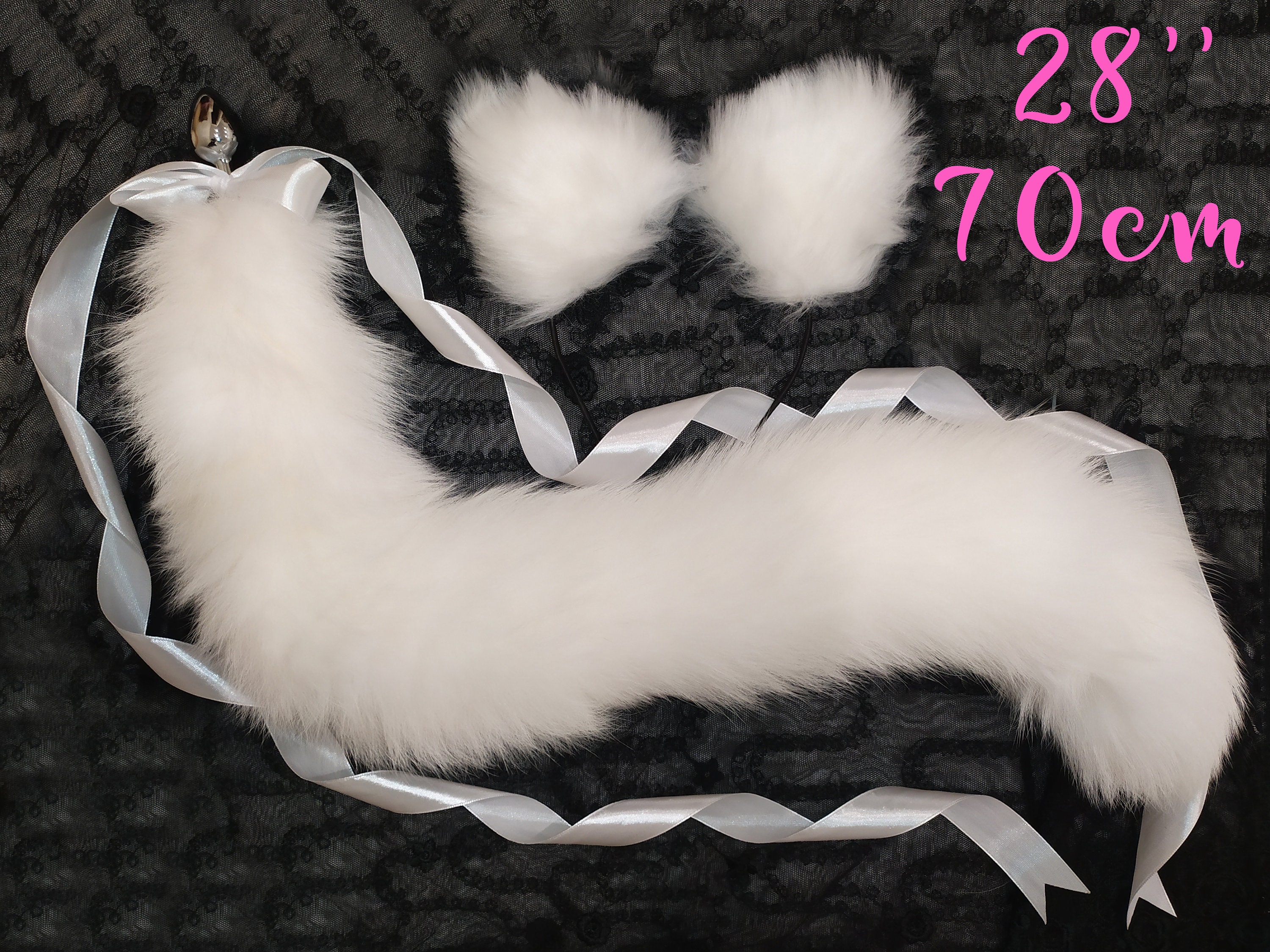 Fox Ears and Tail Plugtail Butt Plug and Earsbutt Plug - Etsy