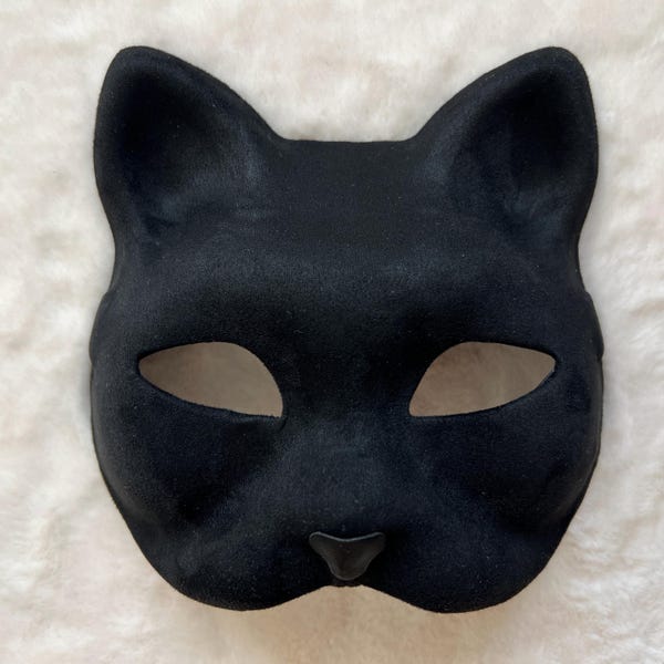 Black Cat Therian Mask - Etsy