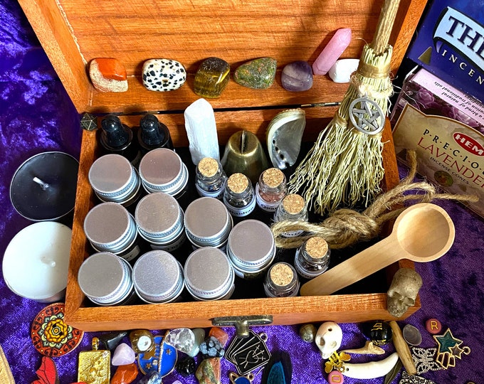 Witchcraft Kit on the Go, Mini Witch Kit, Mini Altar Set, Portable ...
