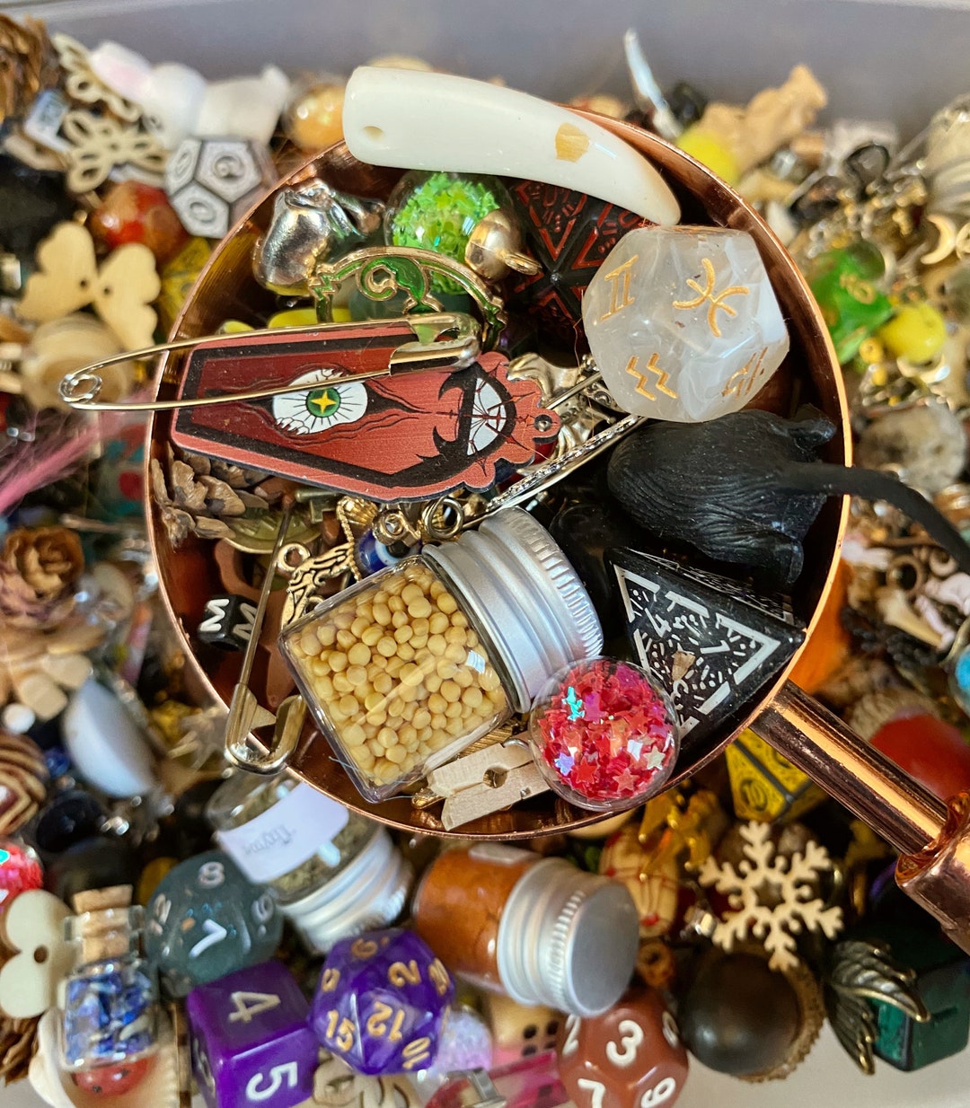 NO DUPLICATE Charm Scoops, Charm Casting Set, Divination Tools, New ...