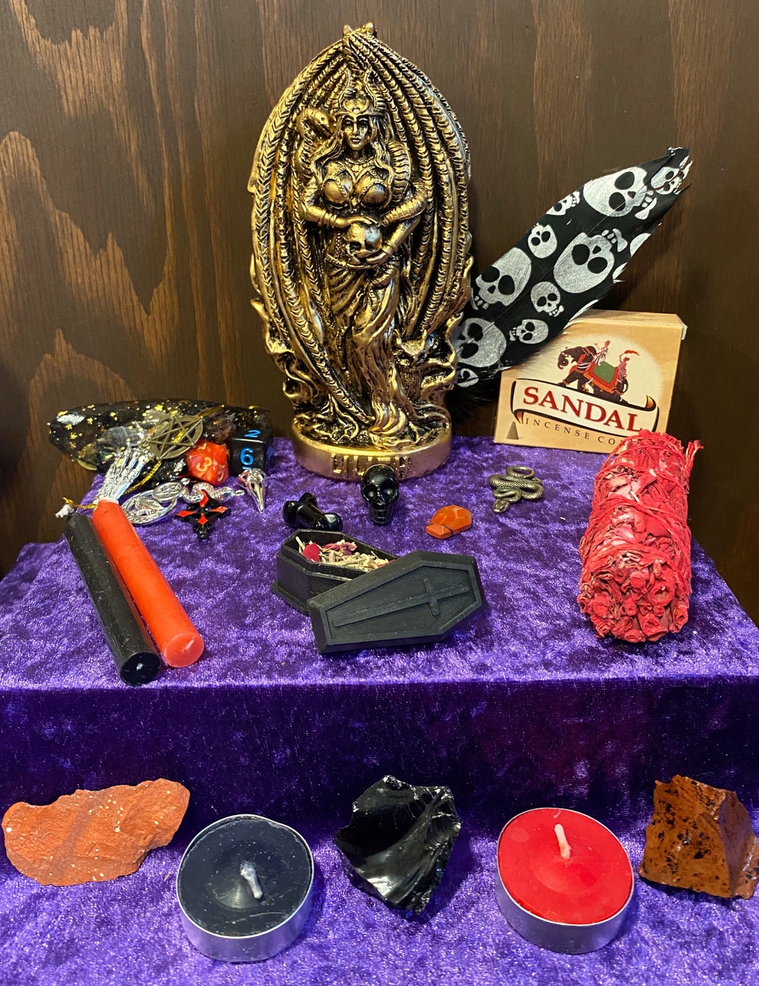 Lilith Altar Set, Altar Supplies, Witchcraft Supplies, Witchy Things ...