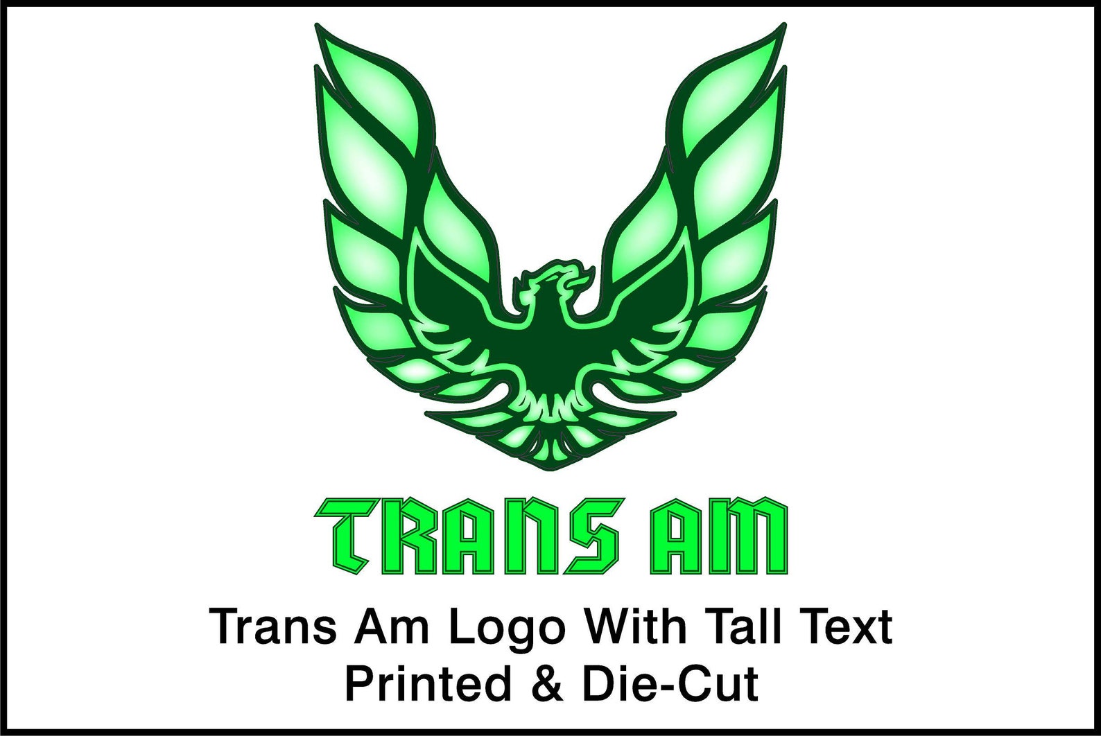 Trans Am Logo With Text Decal - Etsy