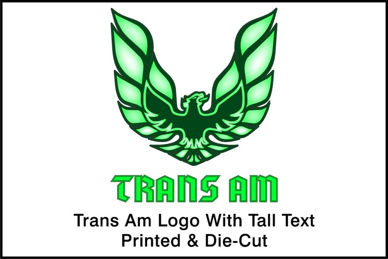 Trans Am Logo With Text Decal | Etsy