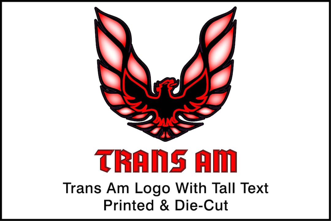 Trans Am Logo With Text Decal - Etsy