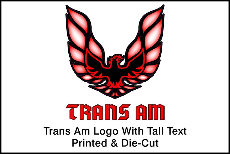 Trans Am Logo With Text Decal - Etsy