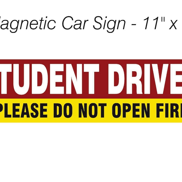 Student Driver Sticker - Etsy