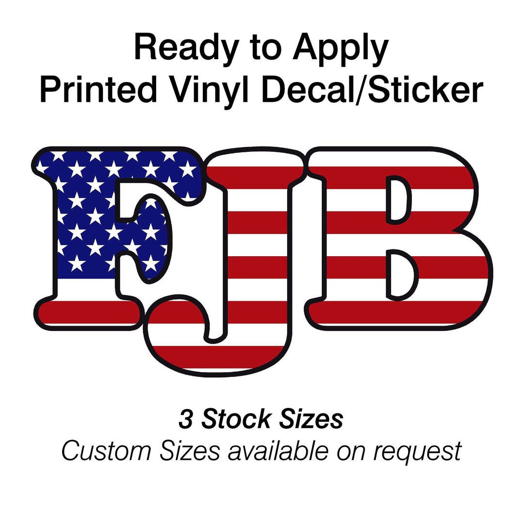 FJB Bumper or Window Sticker - Etsy