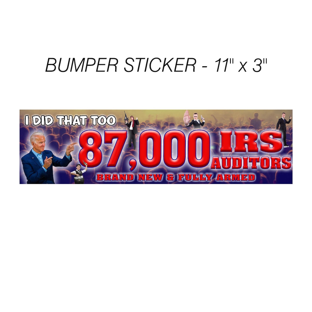 Joe Did That Too Bumper Sticker - Etsy