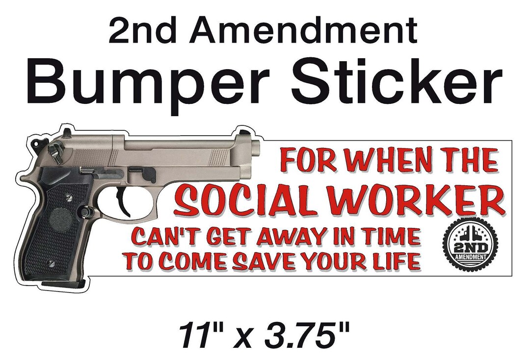 2nd Amendment Bumper Sticker - Etsy