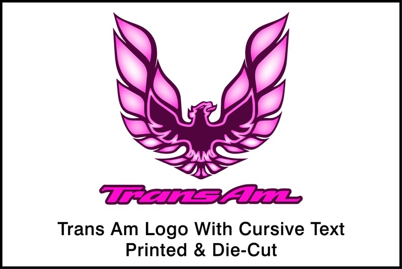 Trans Am Logo With Script Text Decal - Etsy