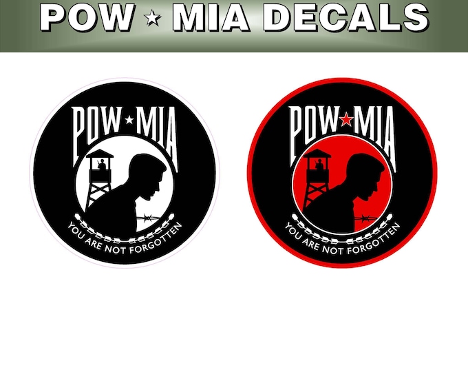 POW-MIA Decals - Etsy