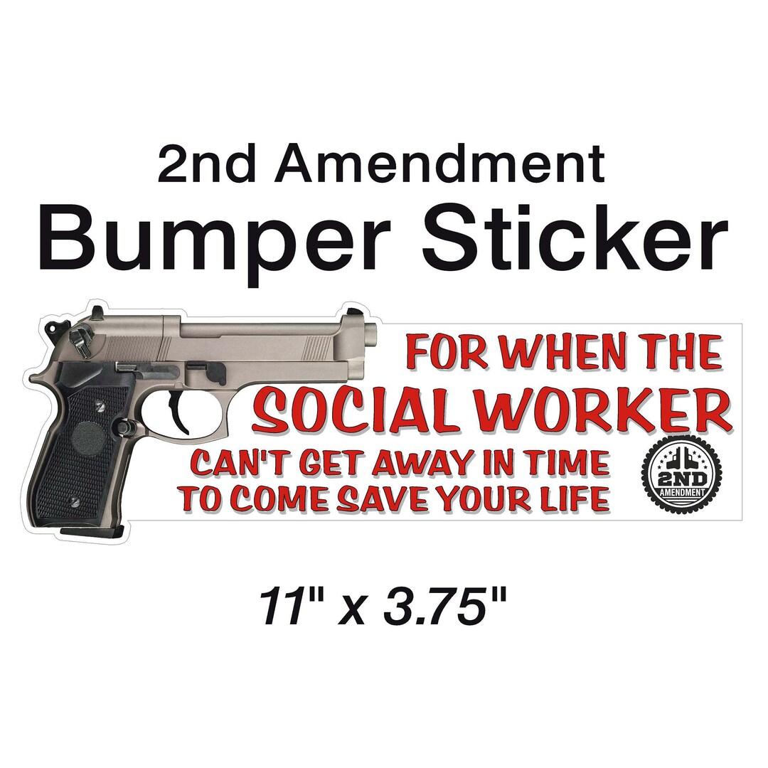 2nd Amendment Bumper Sticker - Etsy