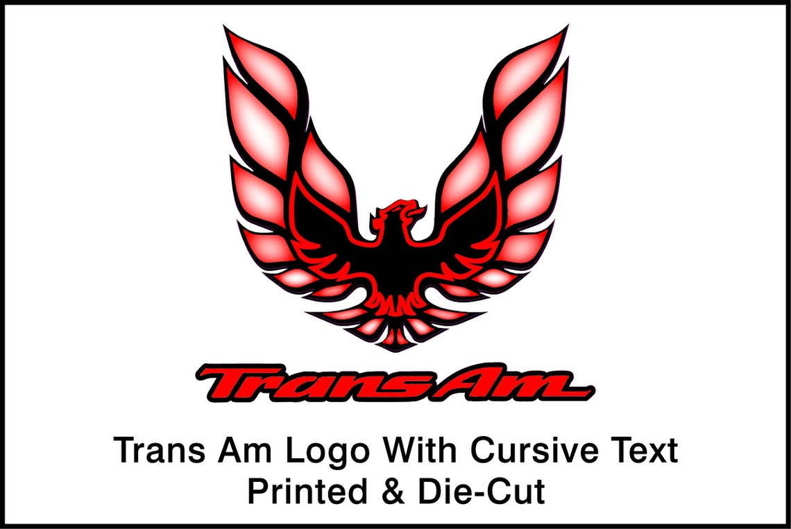 Trans Am Logo With Script Text Decal - Etsy