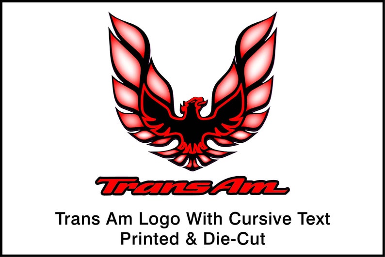 Trans Am Logo With Script Text Decal - Etsy