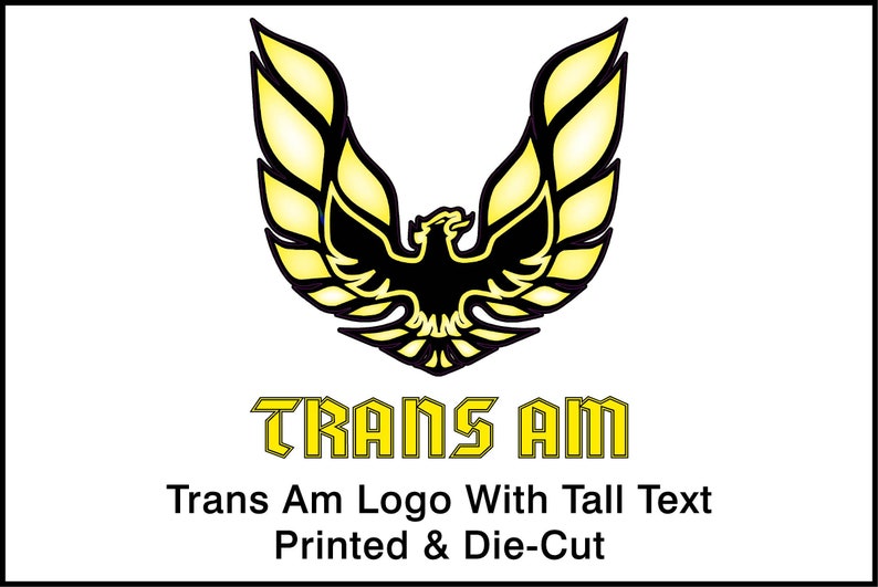 Trans Am Logo With Text Decal - Etsy