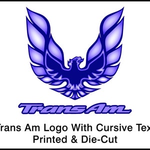 Trans Am Logo With Script Text Decal - Etsy