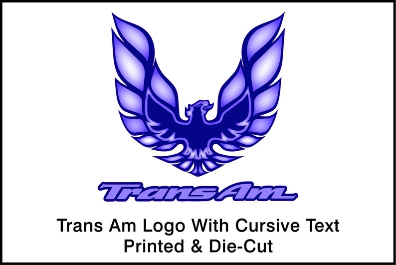 Trans Am Logo With Script Text Decal - Etsy
