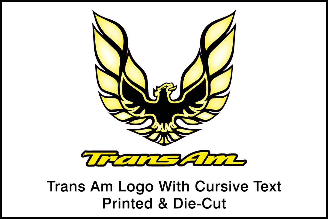 Trans Am Logo With Script Text Decal - Etsy
