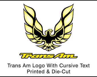 Trans Am Logo With Text Decal - Etsy