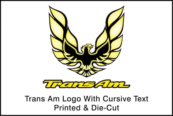 Trans Am Logo With Script Text Decal - Etsy